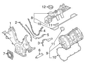 2014-2018 Porsche Valve Cover Gasket 1-3 946-105-935-65 | Sunset ...