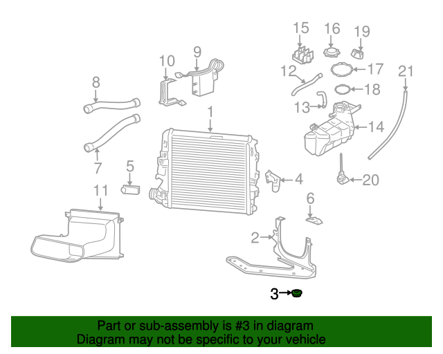 Genuine Porsche 999-703-494-40 |Radiator Rubber Mount | FREE Shipping ...