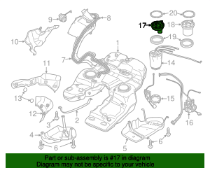 2011-2018 Porsche Cayenne Fuel Pressure Regulator 958-620-422-10 ...
