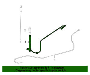 86309-08040 - Radio Antenna - 2011-2015 Toyota Sienna | OEM Genuine ...