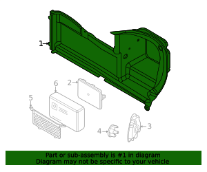 Genuine BMW 51-47-7-489-586 | Trunk Side Trim | FREE Shipping on Most ...