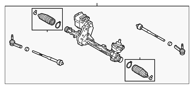 2013-2016 Ford Steering Gear EG1Z-3504-H | TascaParts.com