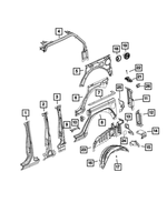 Aperture Panel, Pillar Supports and Cab Back for 2020 Jeep Wrangler ...