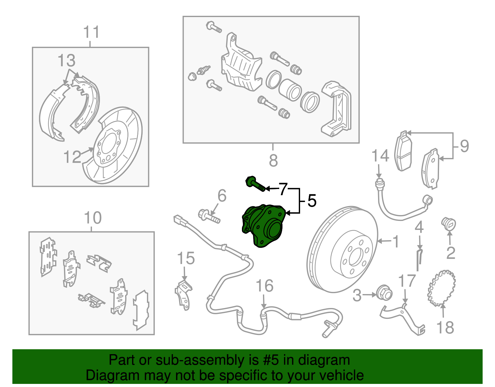 2012-2020 Nissan Hub Assembly 43202-4BA0B | OEM Parts Online