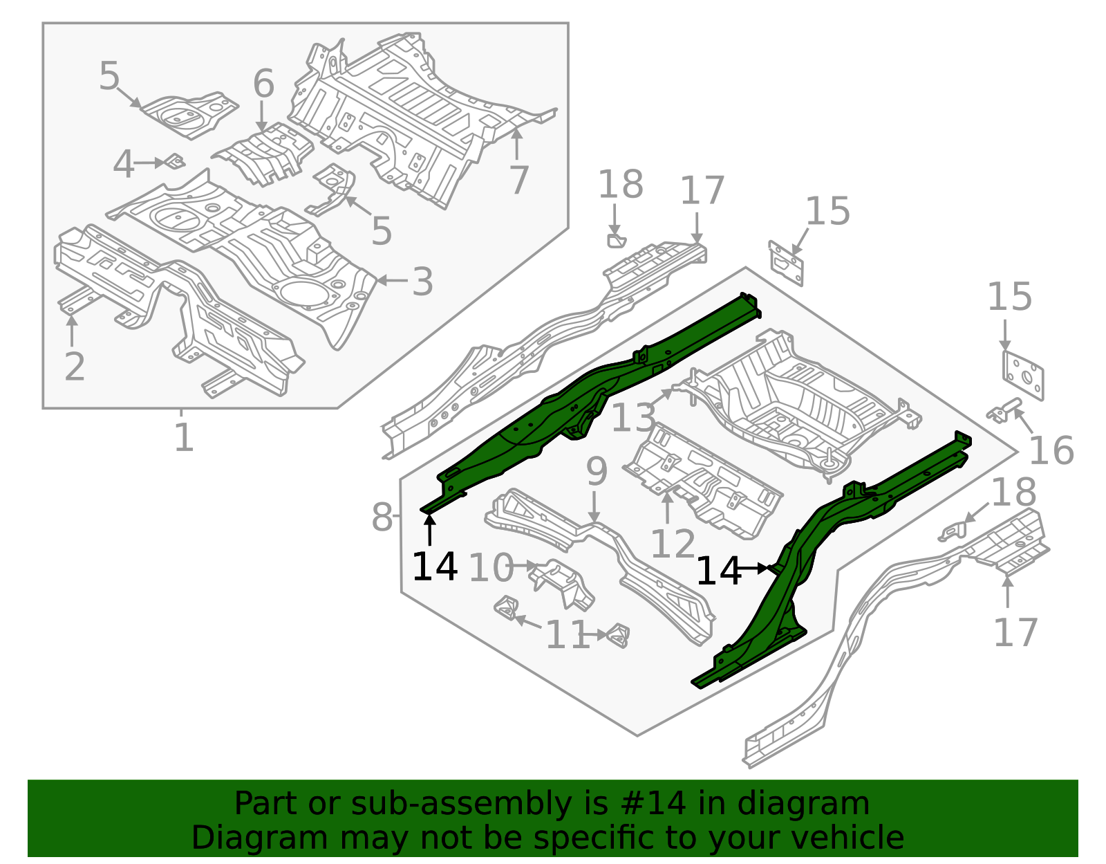 Hyundai - 65710-T1000 - Rail Assembly - 2021-2025 Genesis G80 | OEM ...