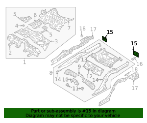 2021-2023 Genesis G80 Bracket Front Bumper Side Left-hand 86551-T1000 ...