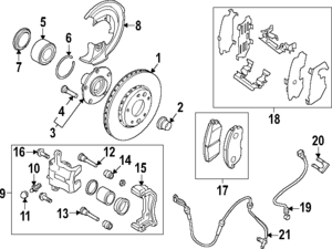 2020-2025 Nissan Sentra ABS Sensor 47910-6LB0A | Temecula Nissan Parts