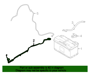 Genuine Positive Cable for 2021-2023 Land Rover Range Rover Velar ...