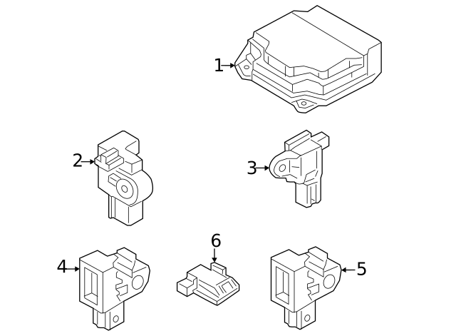 2021-2024 Genesis Sensor Assembly A Type Crash 95920-T1000 | OEM Parts ...