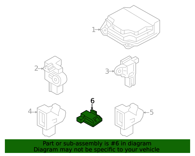 2021-2023 Genesis GV80 Unit Odu(Pods) 80702-T6000 | QuirkParts