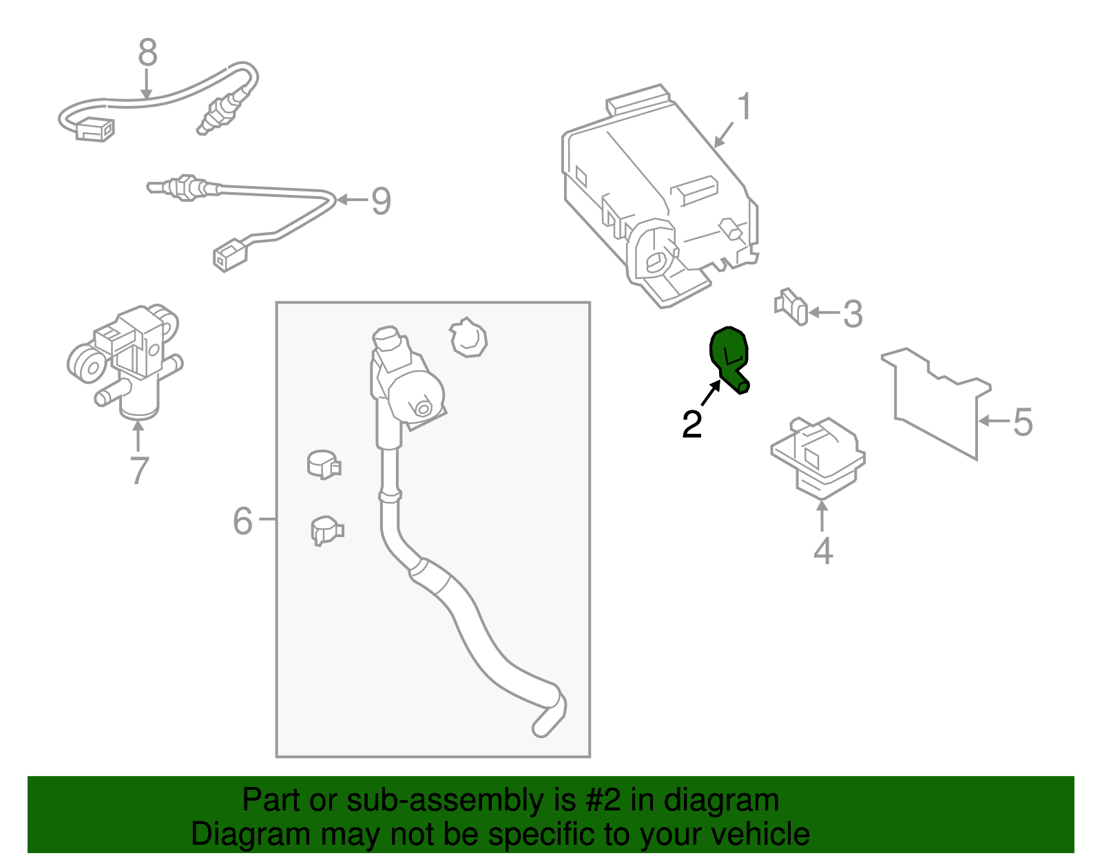 Valve Assembly 14935JF02C | Retail Performance Auto Parts