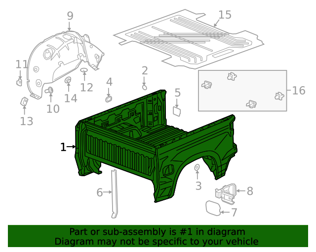 2019-2023 Chevrolet Box Assembly 84540764 | GM Parts Center