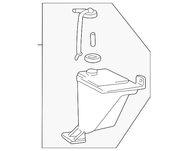 2000-2002 Hyundai Accent Reservoir Assembly 25430-25100 | OEM Parts Online