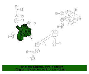 1093A146 - Motor Mount 2014-2020 Mitsubishi | Mitsubishi Direct Parts