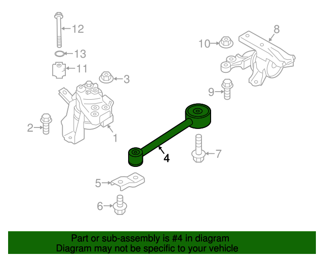 1092A034 - Strut 2014-2024 Mitsubishi | Mitsubishi Direct Parts