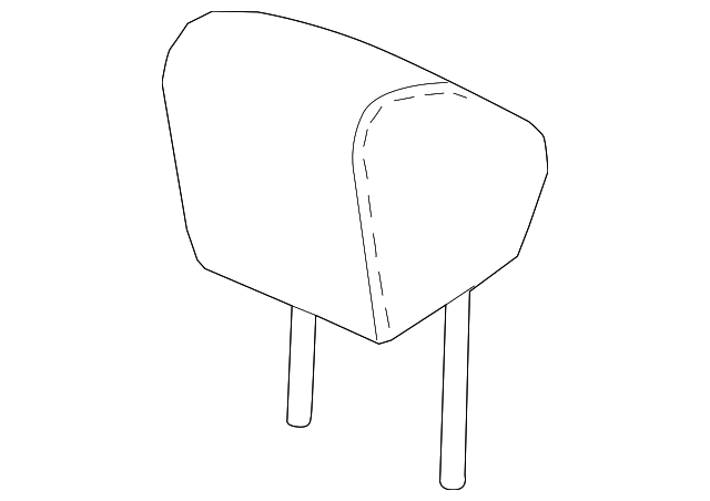81140-TVA-A21ZB - 2018-2019 Honda Accord - Headrest Assembly Front ...