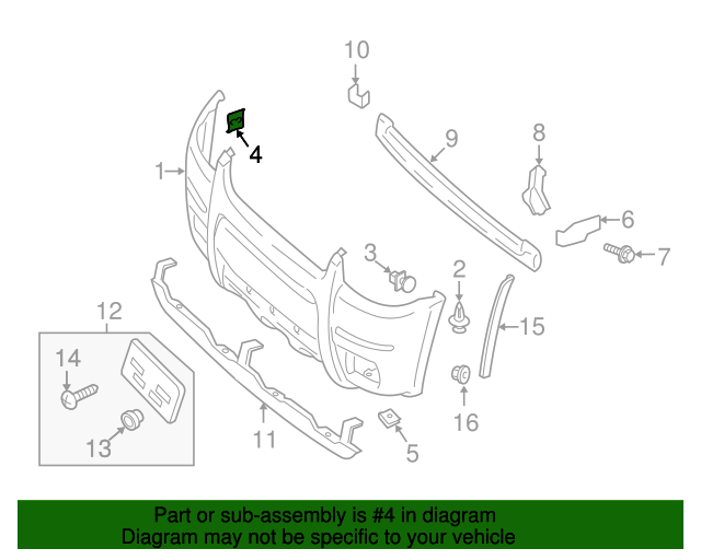Genuine OEM Ford Part - Bumper Cover Clip W705971-S300 | Genuine OEM ...