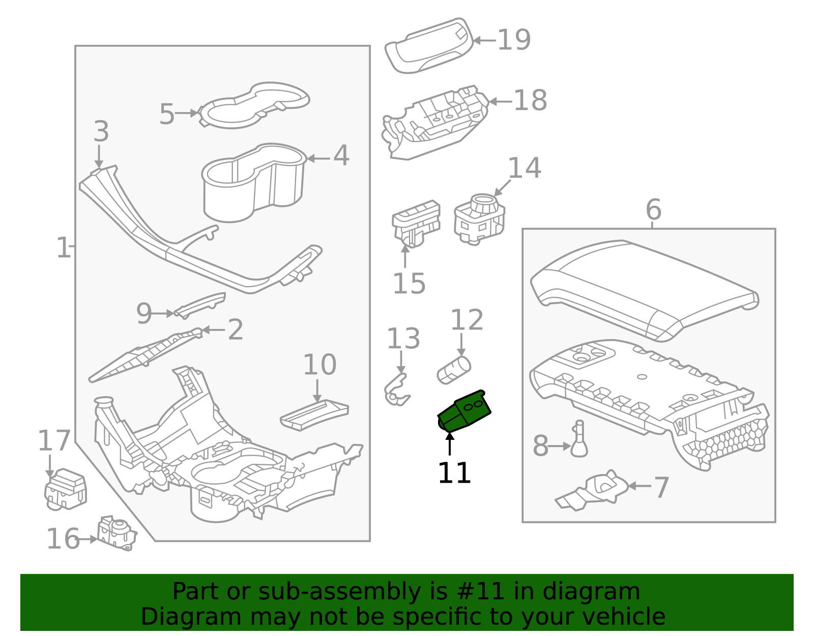 13529869 - Black Multimedia Receptacle 2019-2025 GM | Big 3 Auto Parts