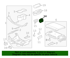 2020-2023 GMC Acadia F (S)Switch 84772698 GM | GMPartsDirect.com