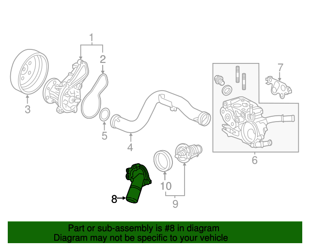 2013-2015 Acura ILX Cover, Thermostat 19311-R1A-A00 | OEM Parts Online
