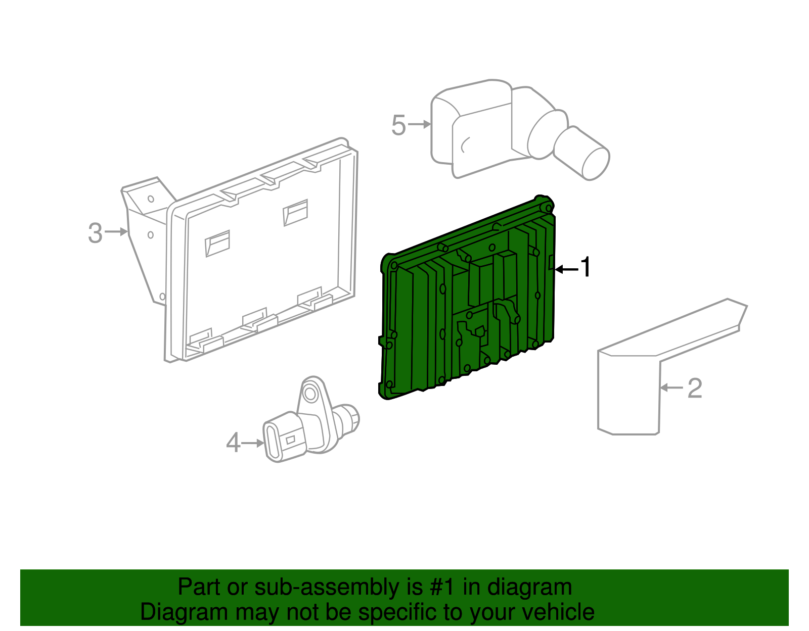 2012 GM Engine Control Module 12648344 GM | GMPartsDirect.com