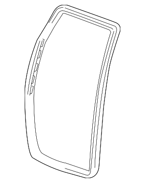 2009-2019 Mopar Surround Weather-Strip 55112362AH | TascaParts.com