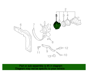 16210-62030 - Fan Clutch - 2001-2004 Toyota Tacoma | nashuatoyota