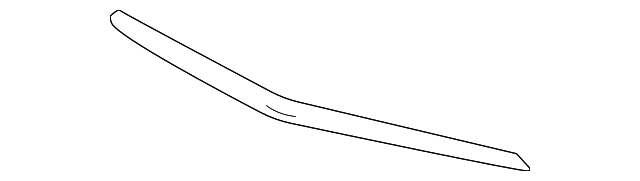 2021-2024 Cadillac Black Hood Front Molding 84731888 GM | GMPartsDirect.com