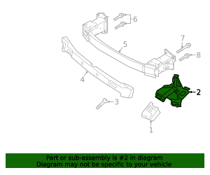 31449363 - Inner Bracket - 2019 2020 Volvo XC40 | Volvo OEM Parts Direct