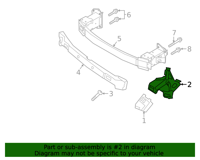 31449362 - Inner Bracket 2019-2022 Volvo | My Swedish Parts