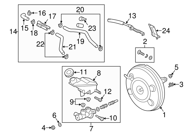 2013-2019 Hyundai Brake Master Cylinder 58510-2W800 | AutoNation Parts