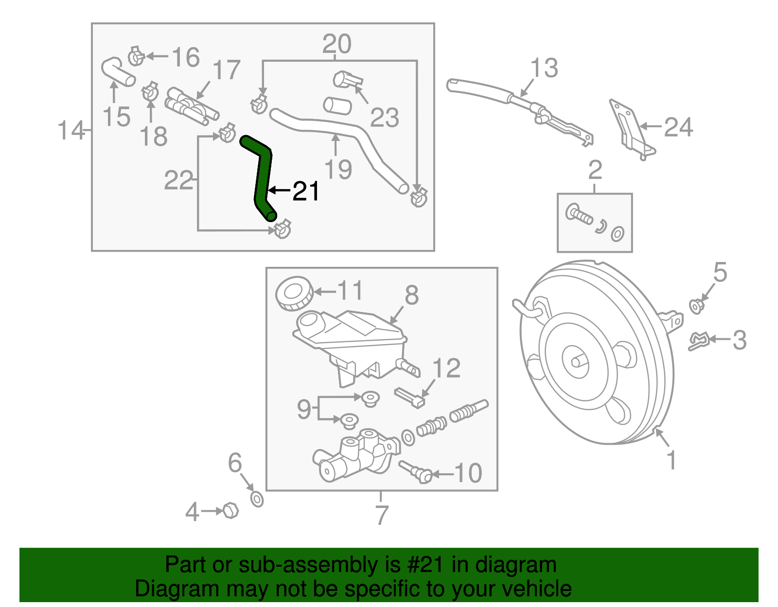 2013-2019 Hyundai Connector Hose 59122-2W300 | Hyundai Wholesale Direct