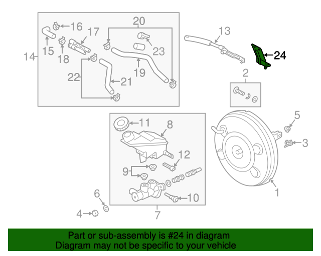Hyundai - 59137-2W000 - Bracket - 2013-2019 Hyundai | OEM Hyundai Parts ...