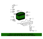 2019-2023 Toyota Vehicle Battery 28800-25010 | OEM Parts Online