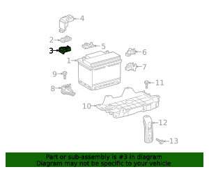 82671-33100 - Positive Term Holder - 2019-2024 Toyota | OEM Genuine ...