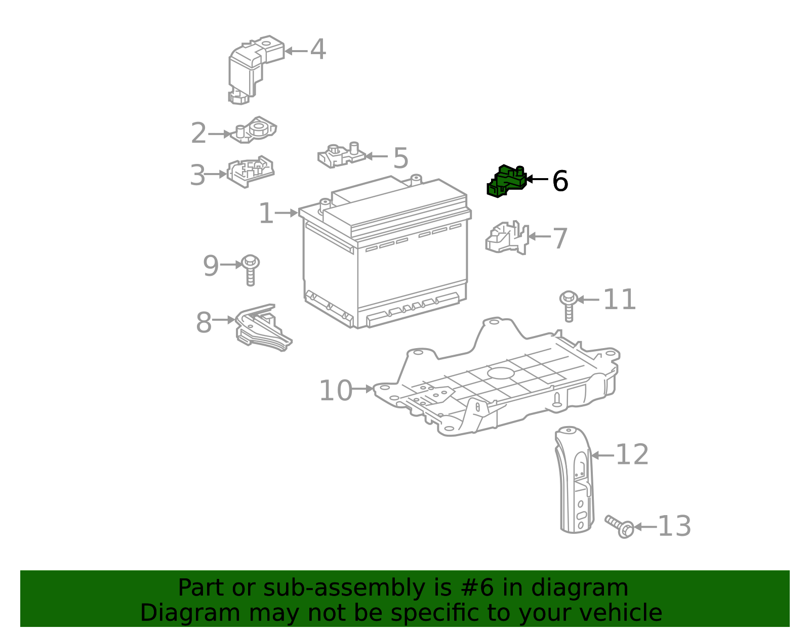 28850-25020 - Voltage Sensor 2019-2024 Toyota | Longo Toyota Parts