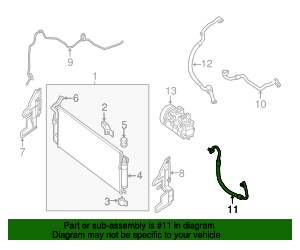 92490-3TA1A - Discharge Hose - 2013-2015 Nissan Altima | Nissan OEM ...
