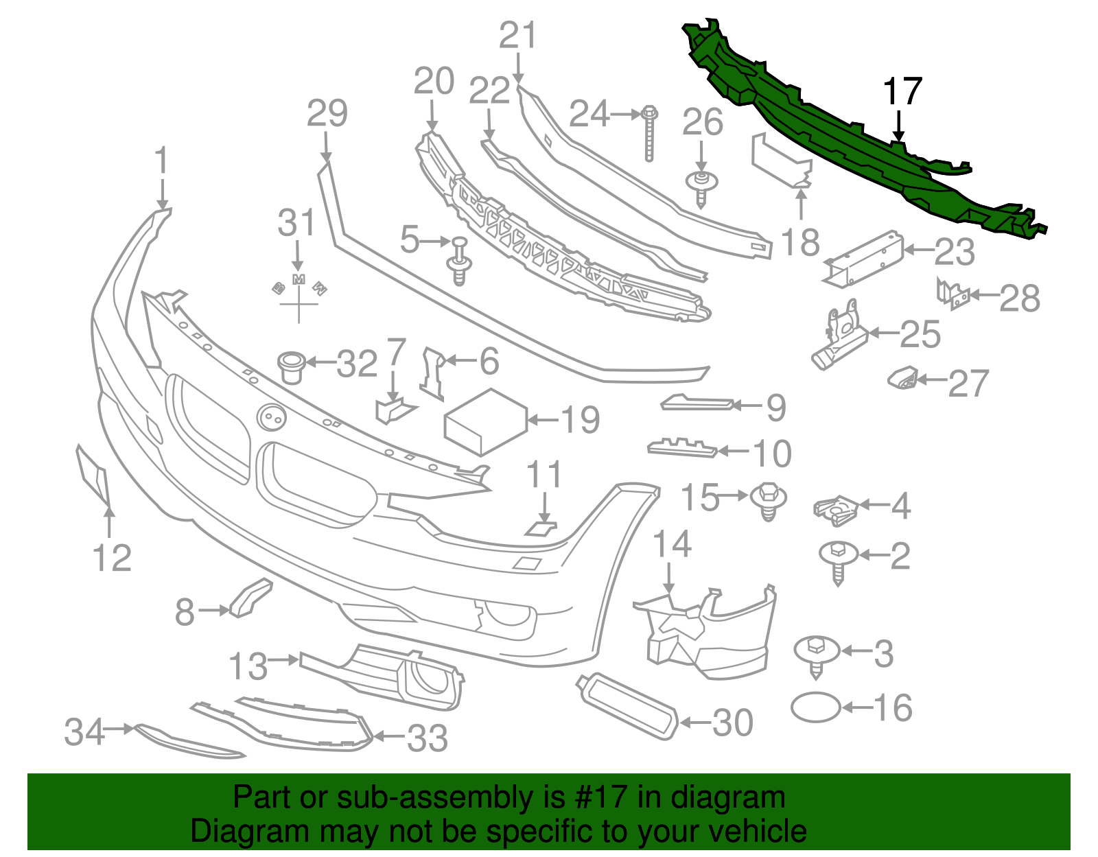 51117386152 - 2016-2018 BMW Insert Panel (51-11-7-386-152) | BMW of ...
