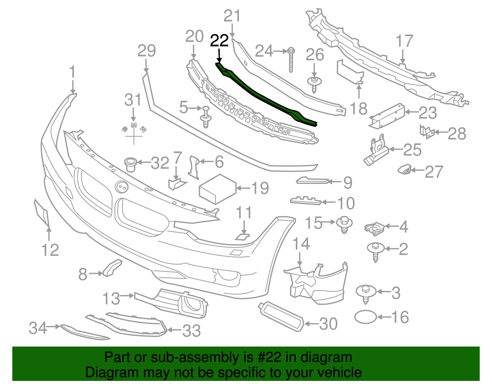 51-64-7-266-325 - Lower Support 2014-2021 BMW | Online BMW Shop