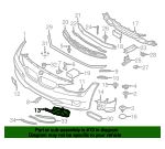 51117396888 - 2016-2019 BMW Fog Lamp Bezel (51-11-7-396-888) | BMW of ...