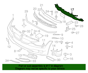 51117386152 - 2016-2018 BMW Insert Panel (51-11-7-386-152) | BMW of ...