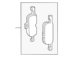 2017-2024 Audi Brake Lining Front 8W0-698-151-BB | Audi USA Parts