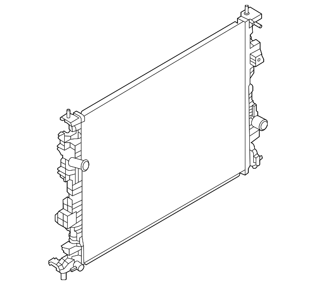 2021 Ford Bronco Sport Radiator LX6Z-8005-K | TascaParts.com