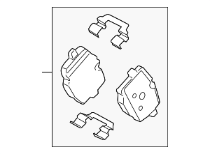 34212284389 - 2012-2019 BMW Brake Pads Rear (34-21-2-284-389) | BMW of ...
