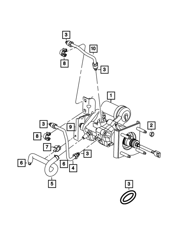 2012-2018 Ram Power Brake Hydro-Booster 68144663AA | Mopar eStore