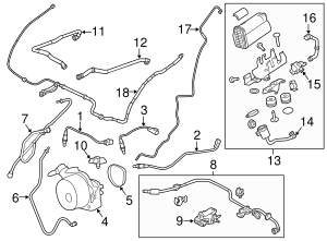 Genuine OEM Breather Tube Part# LR062601 Fits 2014-2019 Land Rover: Up ...