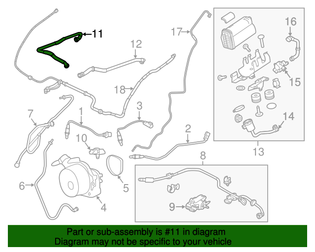 2014-2019 Land Rover Breather Tube LR062601 | OEM Parts Online