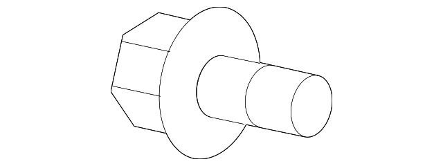 001-984-44-29 - Seat Belt Receptacle Bolt 1998-2023 Mercedes-Benz ...