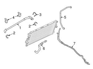 2017-2020 Ford Connector Hose HC3Z-8597-B | TascaParts.com