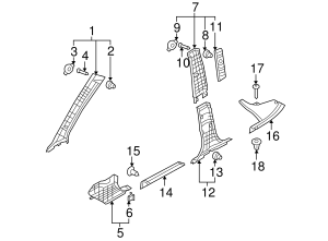 85714-1G000 - Tail Lamp Assembly Retainer 2006-2022 Kia | Kia.Parts Store